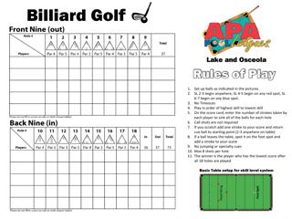 Local Fun Tournaments